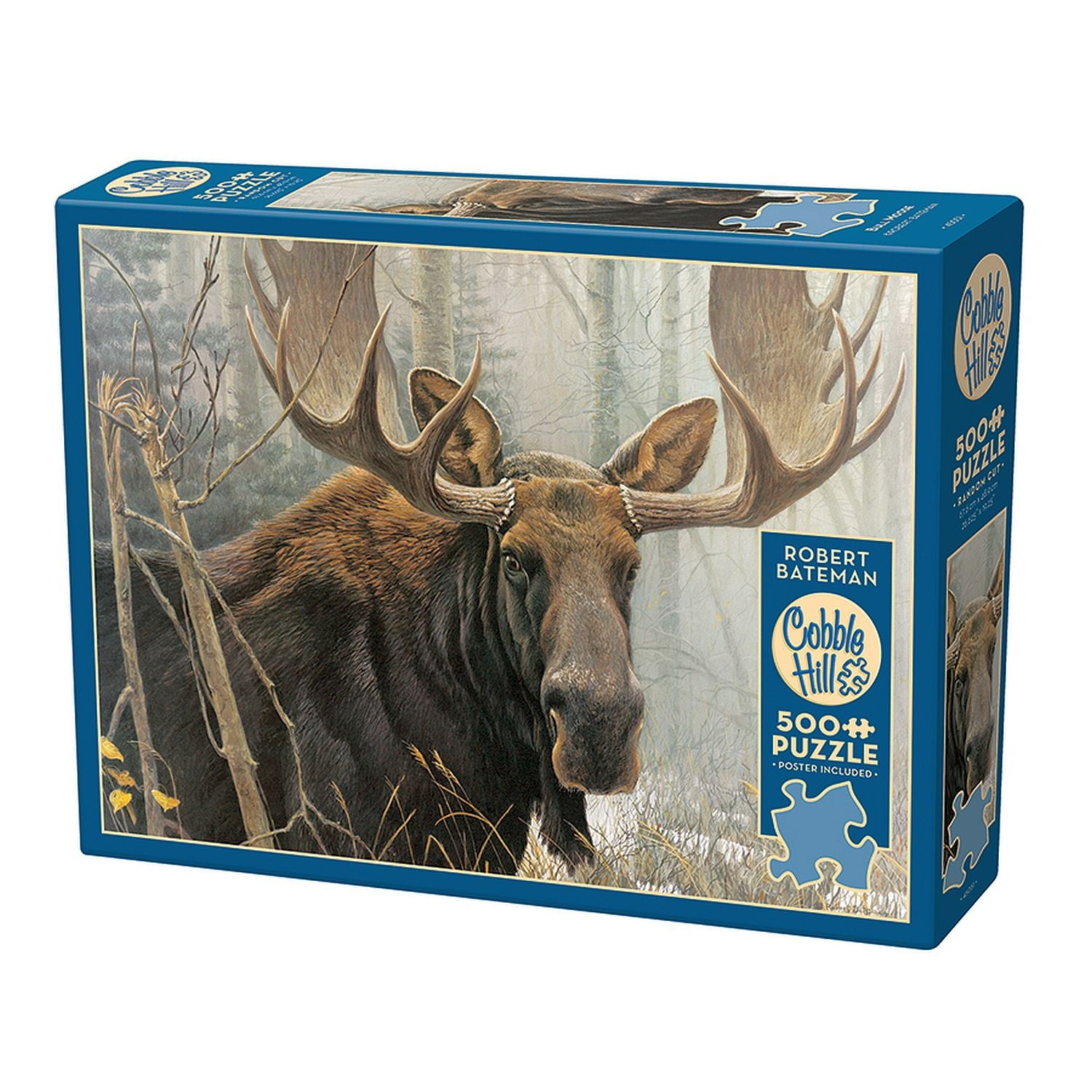 Click here for Cobble Hill Jigsaw Puzzle - Bull Moose  500 Piece... prices