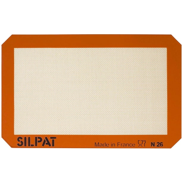 Silpat Non-Stick Silicone Baking Mat, Petite Jelly Roll Size, 8-1/4