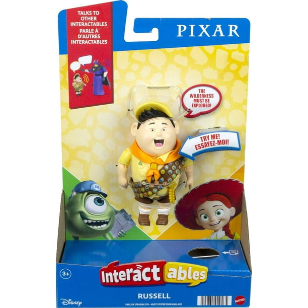 Pixar Interactables Russell Talking Action Figure Toy For 3 Year Olds ...