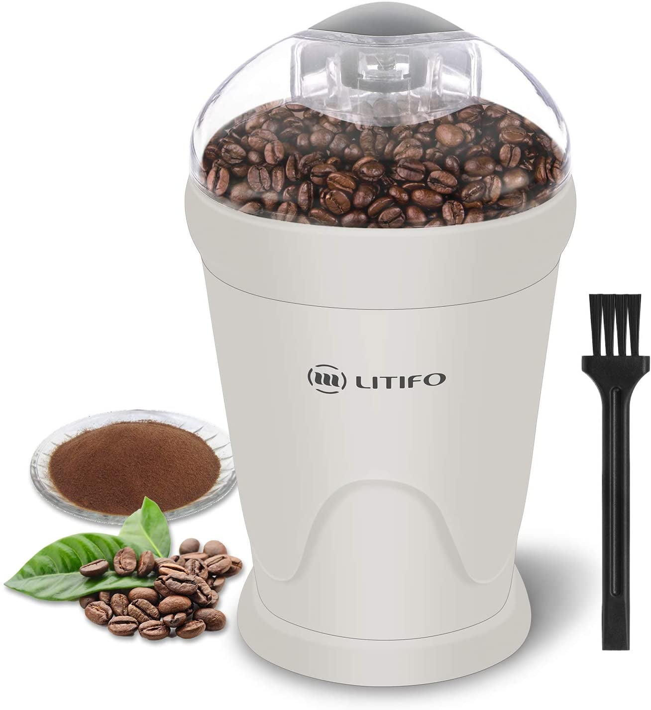Electric Coffee Blade Grinders, 2oz Portable Coffee Bean/Spice and Nut ...