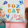 Kizh Magnetic Alphabet Fridge Magnets for Kids, ABC Spelling Game for ...