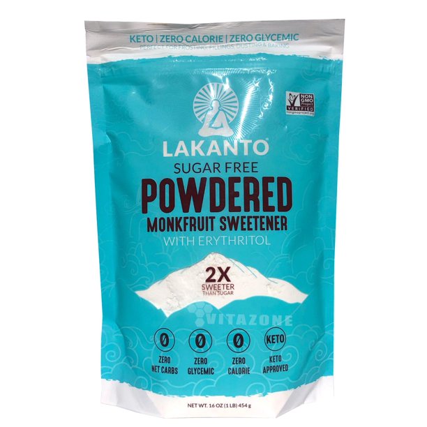 Edulcorante Lakanto Monkfruit Powdered 454 g Fruta del Monje Keto ...