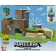 Minecraft Overworld Playset with 1 Action Figure & 10 Papercraft Blocks ...