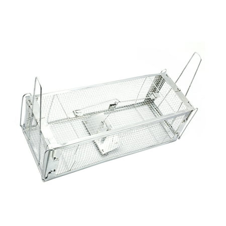 Kasachoy Galvanized Iron Mouse Cage with Mesh/Plate Door Tough Rat Trap ...
