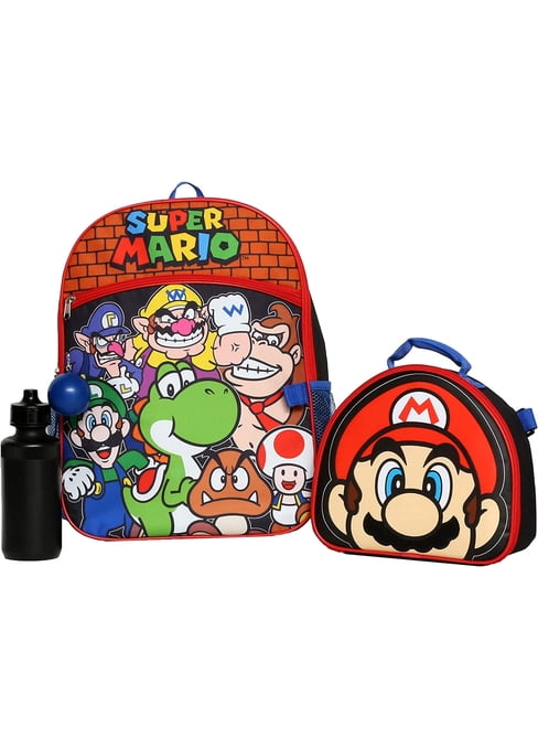SUPER MARIO BROS SUPER BOWSER LARGE BACKPACK FOR KIDS! - Mario, Luigi ...