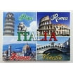 Rome Italian Magnet 4 Inch 3D Italy Magnet with Landmarks - Walmart.com