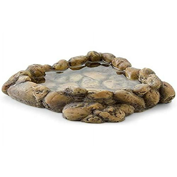 Exo Terra Corner Pebble Water Dish - Medium - Walmart.ca