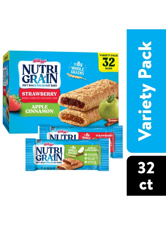 Kellogg's Nutri-Grain Soft Baked Breakfast Bars in Breakfast & Cereal ...