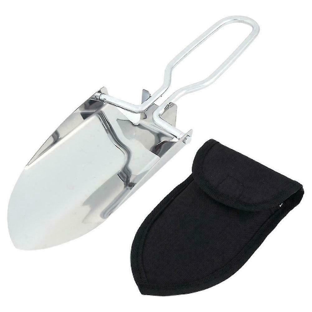 Mini Steel Collapsible Folding Shovel Camping Spade Tool W Garden ...