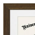 Americanflat 11x14 Diploma Frame with Mat for 8.5x11, MDF wood and ...