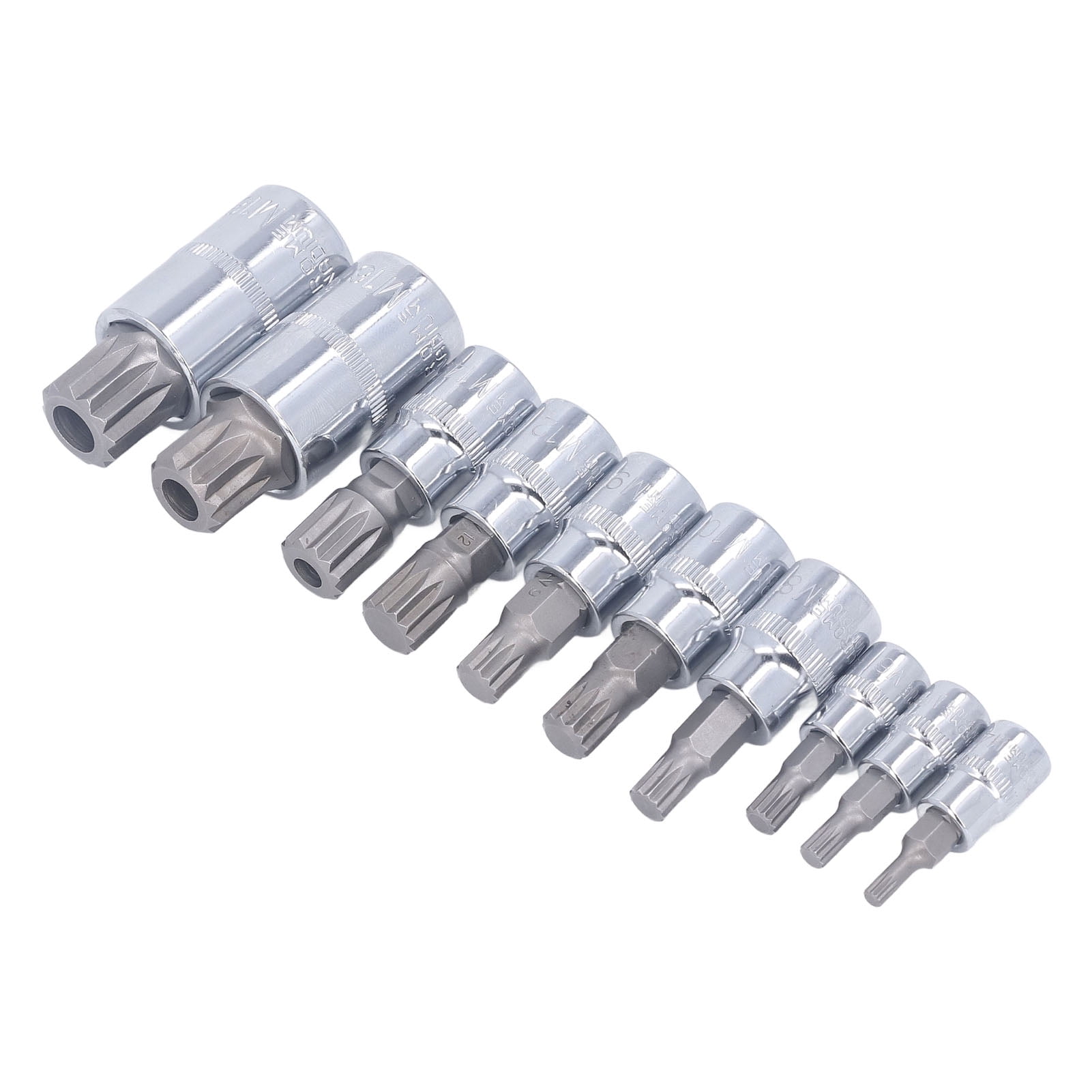 Juego de dados con punta estriada, 10 piezas, dado con punta cuadrada ...