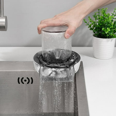 Automatic Faucet Glass Rinser Stainless Steel Metal Bottle Washer with ...
