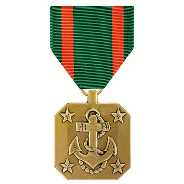 Green/Orange Navy and Marine Corps Achievement Award Medal Full Size ...
