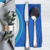 Hampton Signature™ Brocade Hammered - 20 Piece Flatware Set, Service ...