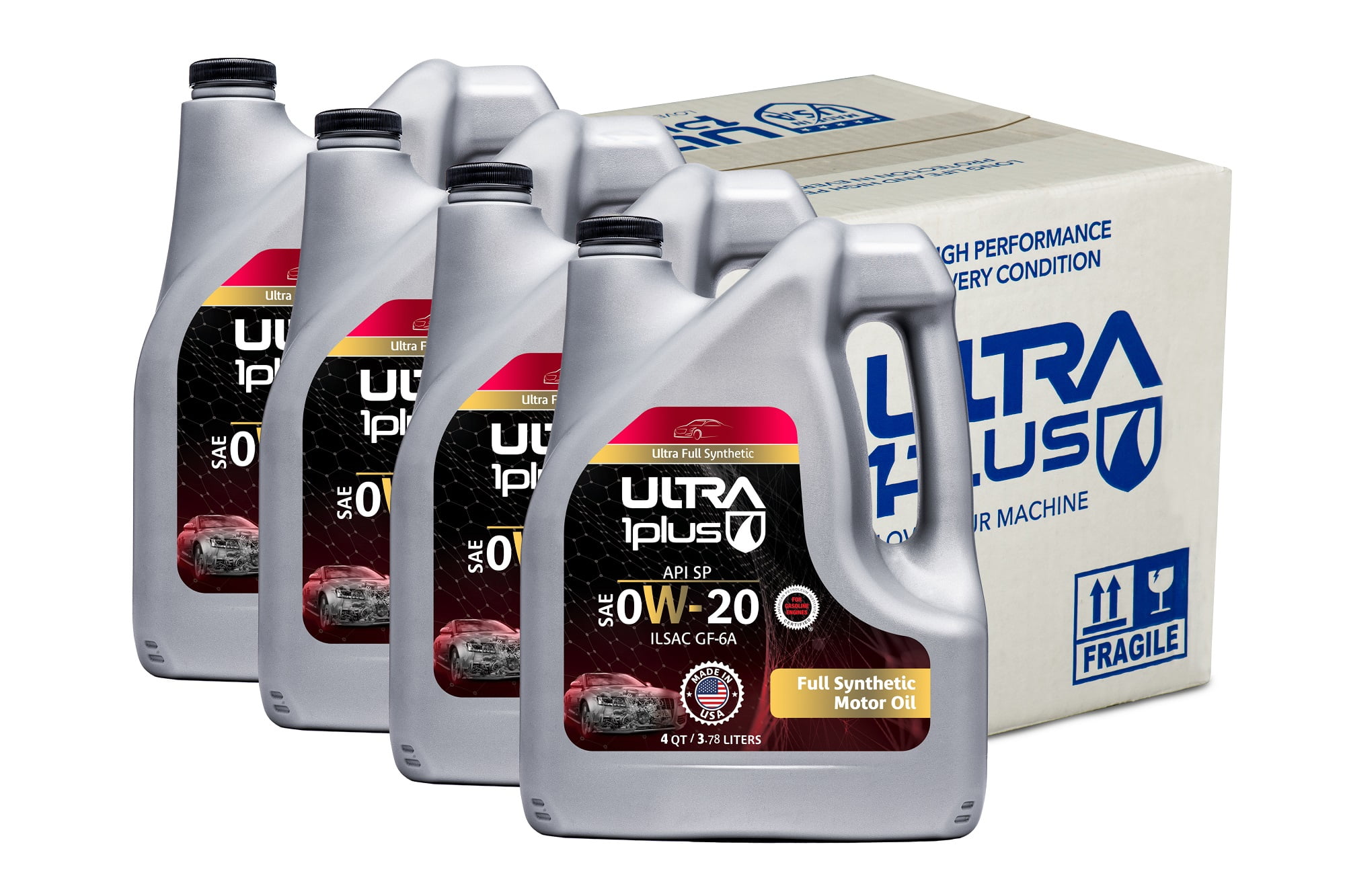 Ultra1Plus™ SAE 0W-20 Full Synthetic Motor Oil, API SP, ILSAC GF-6A ...