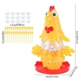 Eespoir Hen Laying Egg Plucking Game Stick, Egg Drop Table Game, Hand ...