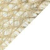Efavormart 12”X108" Metallic Gold Non-Woven Fiberweb Polyester Table ...