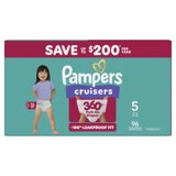 Pampers Cruisers 360 Baby Diapers Size 5, 96 Count (Select for More ...