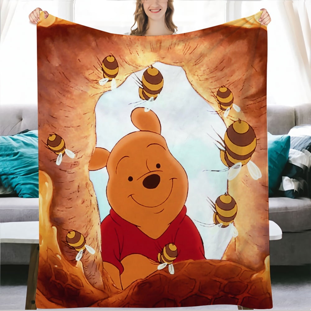 Click here for Winnie The Pooh Casual Blanket Soft Plush Throw Bl... prices