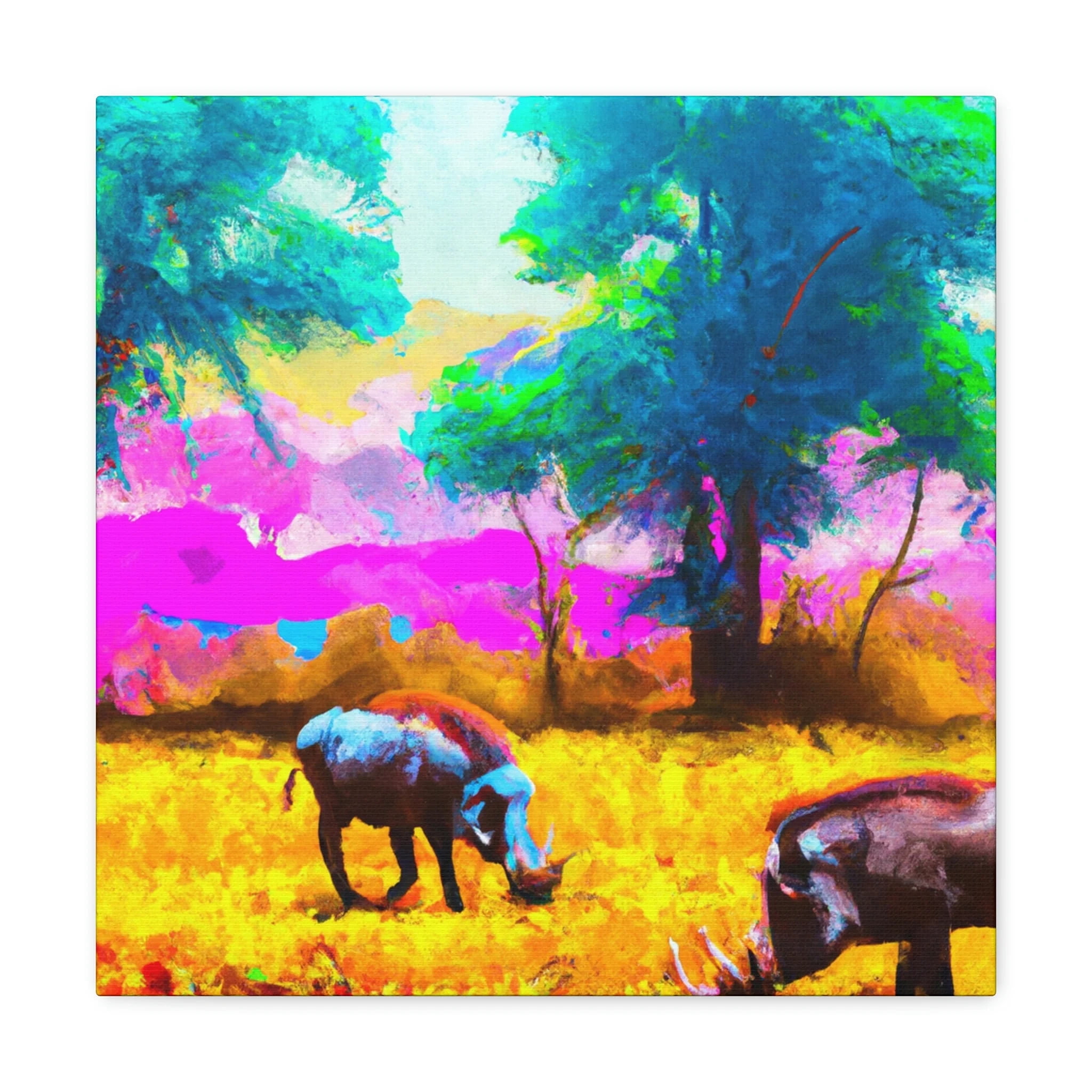 Warthog in Utopia - Canvas - Walmart.com