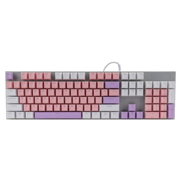 Gaming Keyboard,Mechanical Keyboard 104 Keys Mechanical Gaming Keyboard ...