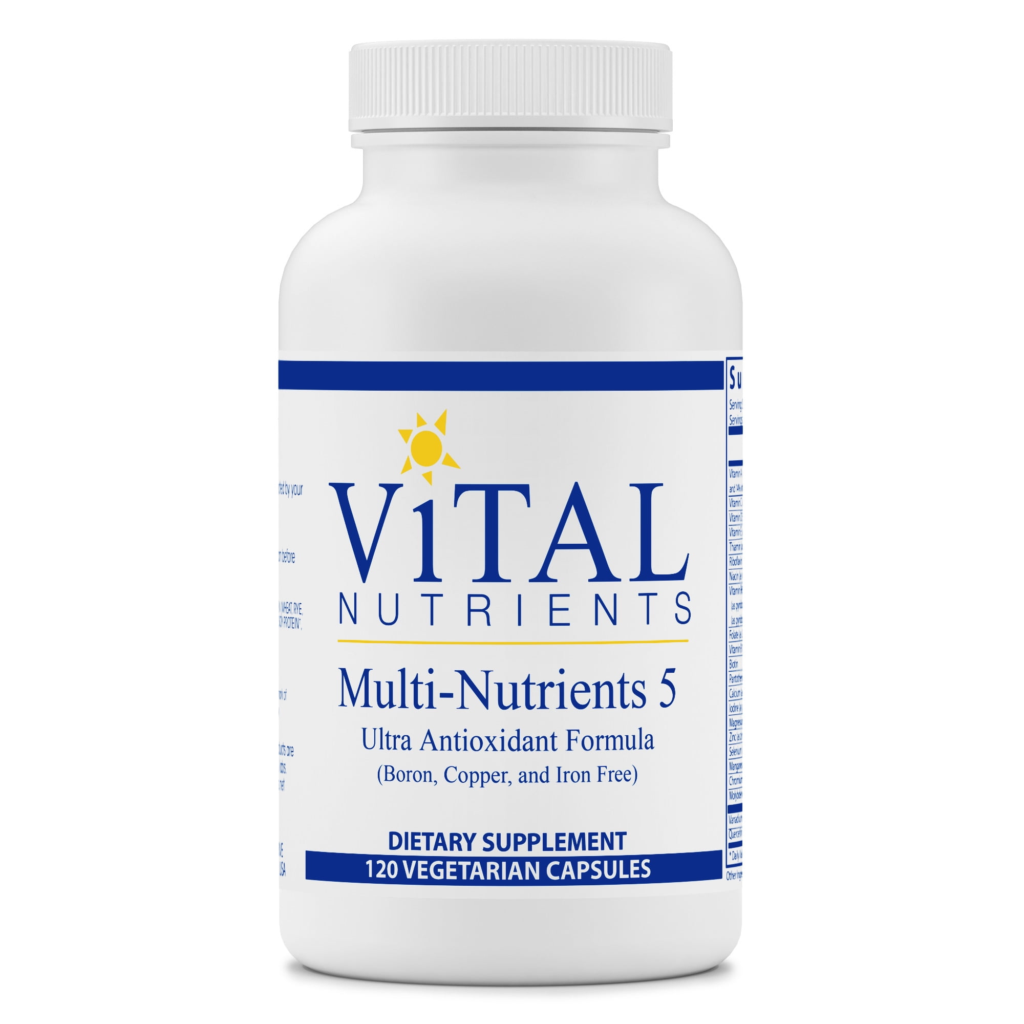 Vital Nutrients - Multi-Nutrients 5 - Ultra Antioxidant Formula (Boron ...