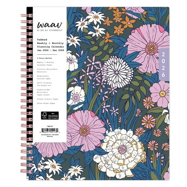 Blue Sky Day Designer 2026 Weekly and Monthly Planner Calendar, January ...