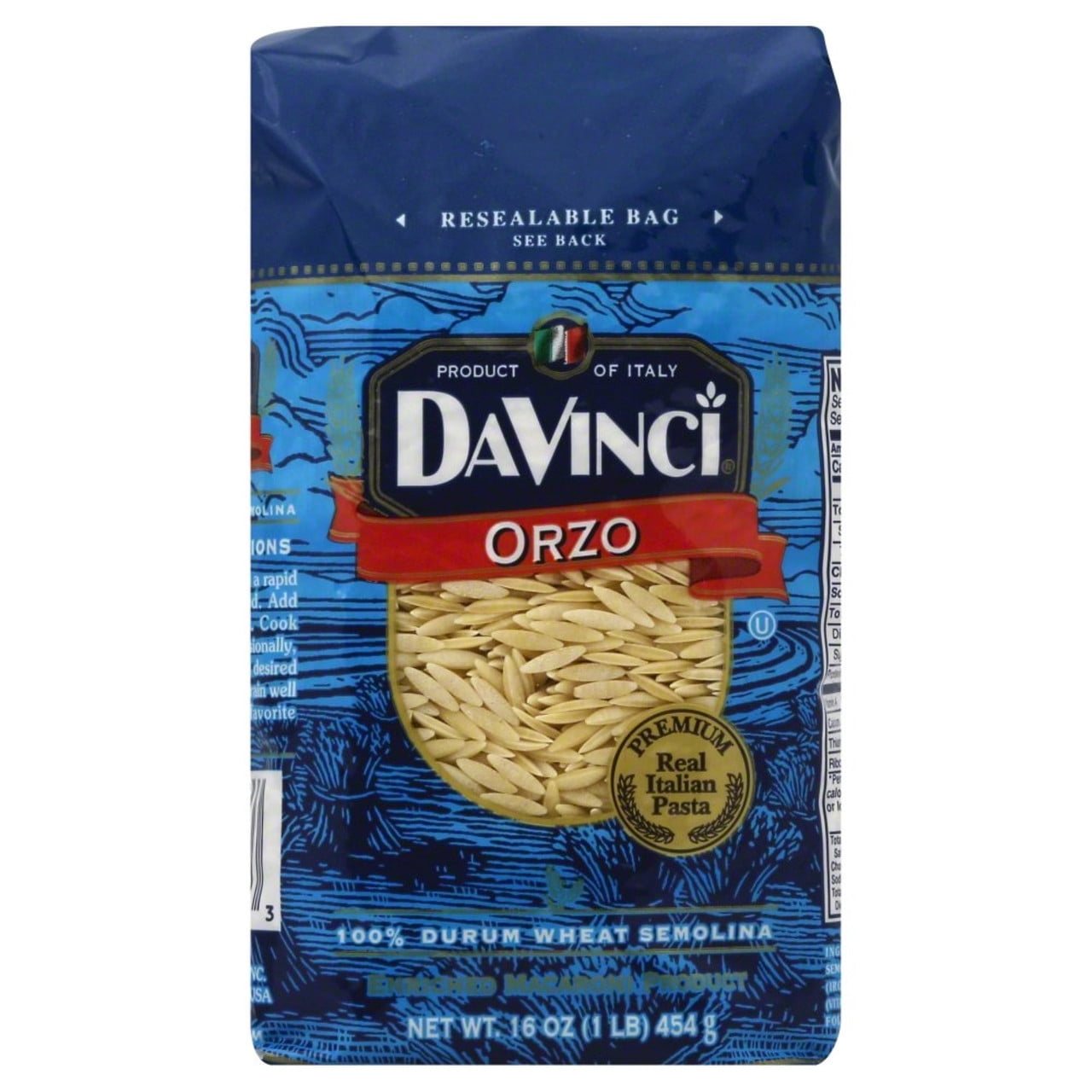 DaVinci Pasta Da Vinci Orzo, 16 onzas | Bodega Aurrera en línea
