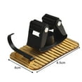 Wall-Mounted Mop Clip and Broom Holder with Hook for Bathroom Closet ...