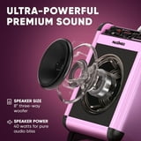 MASINGO Karaoke Machine for Adults & Kids with 2 UHF Wireless ...