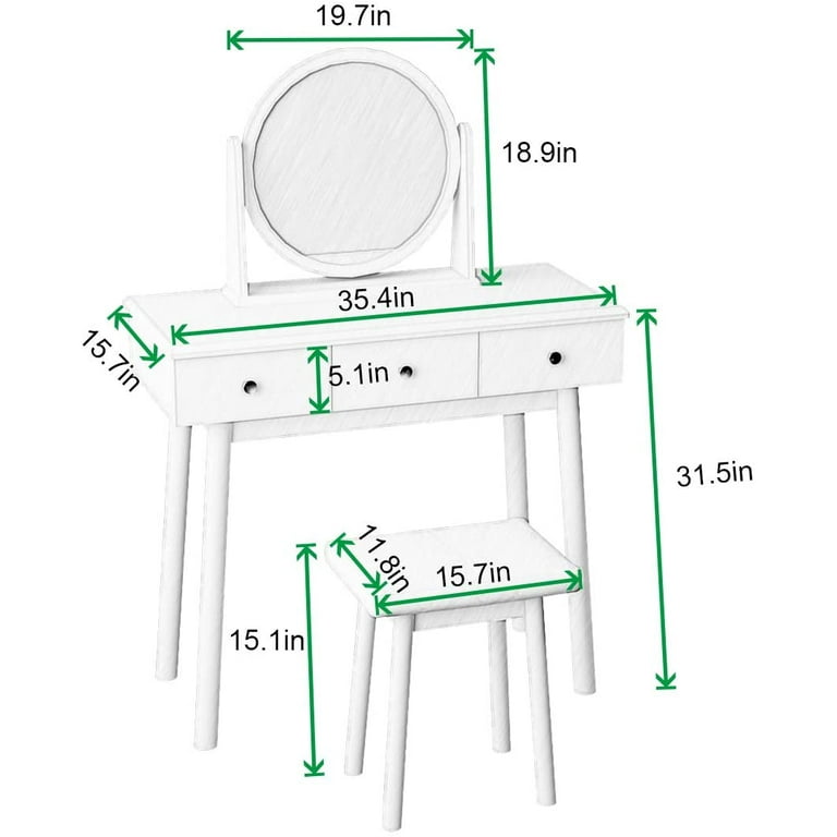 Standard Makeup Vanity Height | Saubhaya Makeup