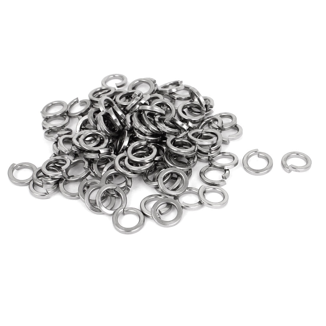 100pcs 304 Stainless Steel Split Lock Spring Washers 5/16" Screw Spacer ...