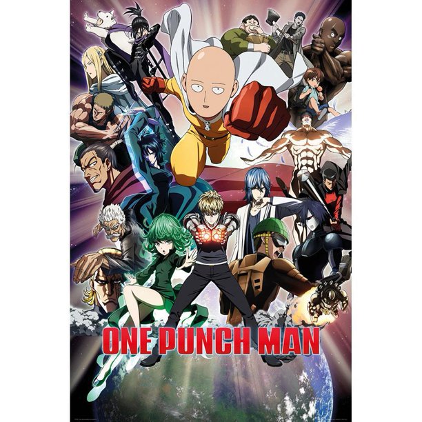 One Punch Man - Póster oficial (Multicolor) | Bodega Aurrera en línea