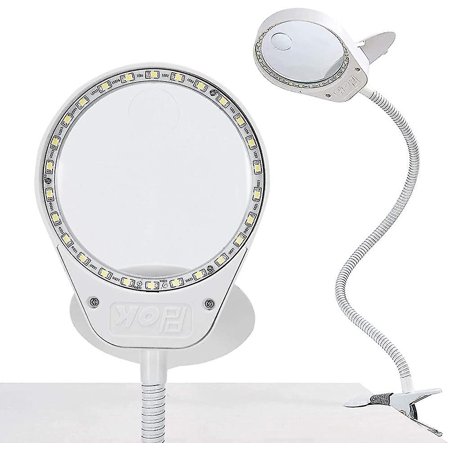 Magnifying Lamp, Flexible Magnifying Glass With 3x 10x Magnification ...