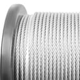 1/4 inch Stainless Steel Cable 200FT T304 7x19 Steel Wire Rope Aircraft ...