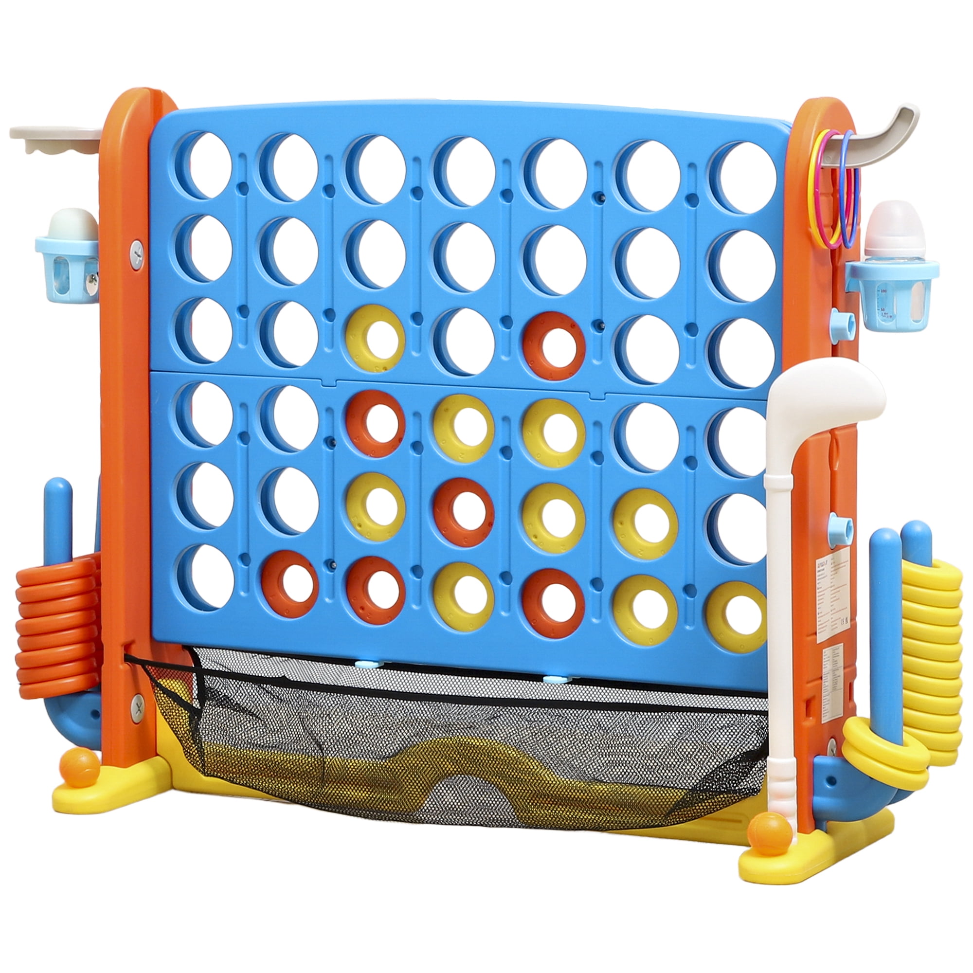 Click here for Cosotower 4 In 1 Kids Jumbo Connect 4 Game Set Wit... prices