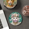 Beautiful Creative Cats Theme Wood Coasters Drink Coasters Set For Hot ...