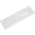 EFFFERTWQL-MCSaite Wired White USB 104 Keys Computer Keyboard with ...