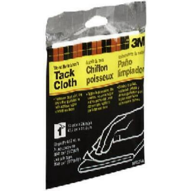 3M 36 in. W x 17 in. L White Synthetic Fiber Wood Refinisher's Tack ...