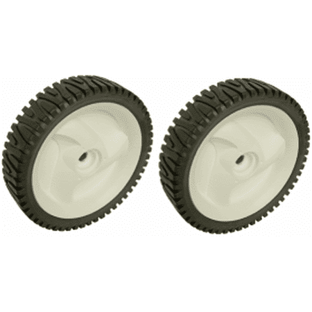 2 White Sears Craftsman Mower Front Drive Wheels for 583719501 ...