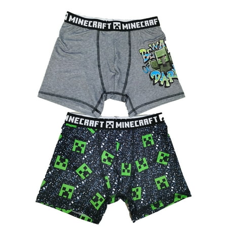 Minecraft Creeper Boys Boxer Briefs 2 pack | Walmart Canada