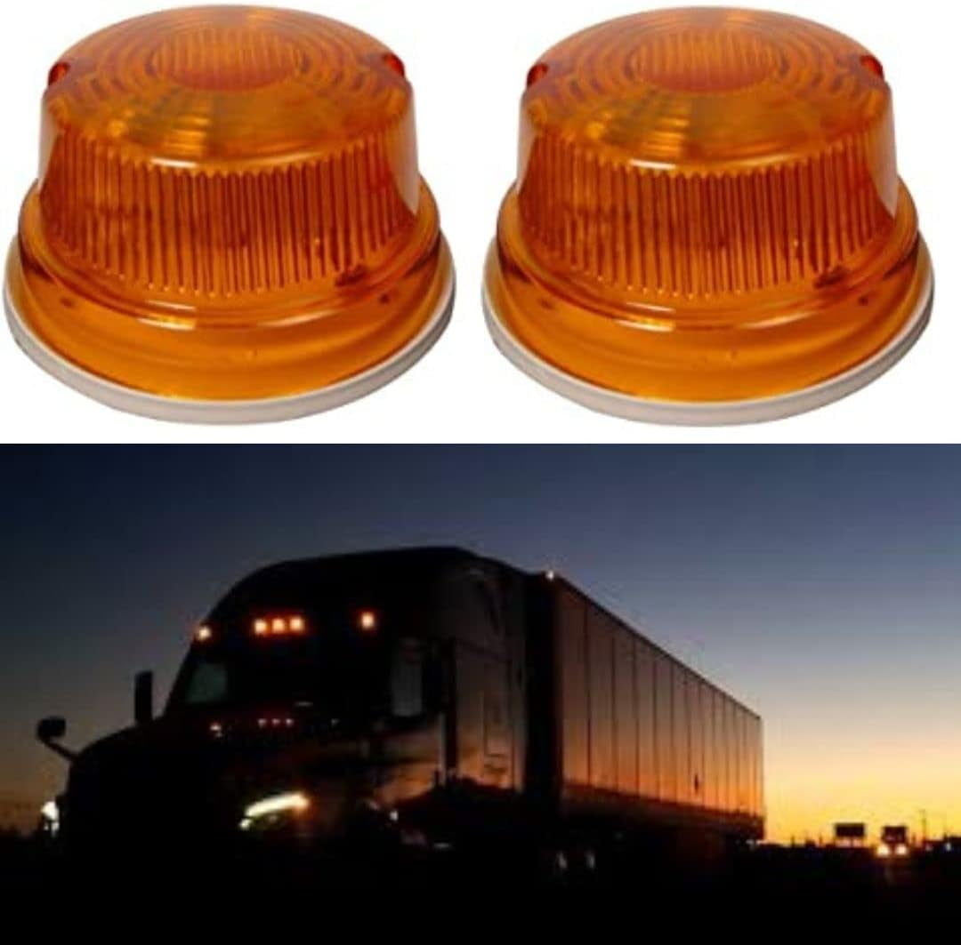 APSMOTIV 24V Volts Round Flashers Light Universal Vehicle for Truck ...