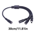 30cm DC5521 Extension Cable Female to Male for Cameras Routers LED ...