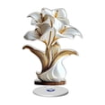 10 Pack Of Lilys Flower Art Acrylic Rotating Base Decorative Ornament ...