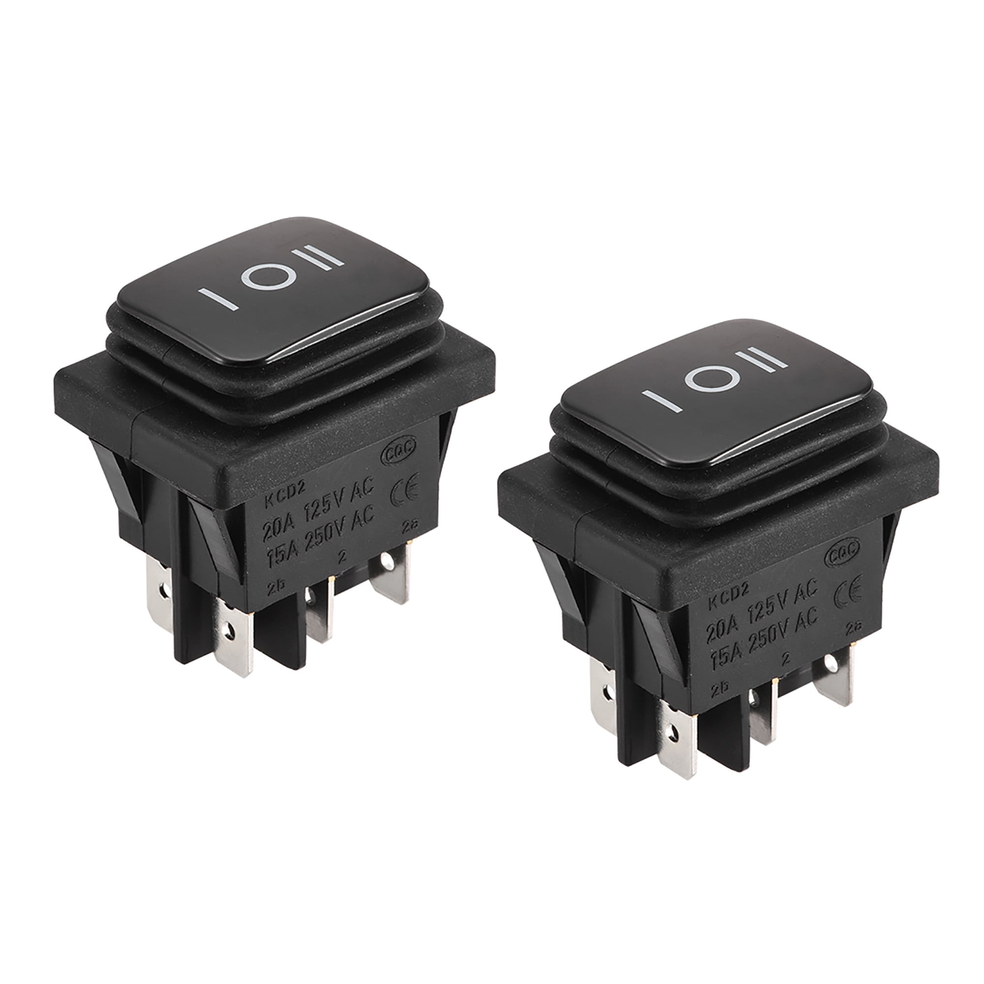 Boat Rocker Switch Black Waterproof Toggle Switches for Boat Car Marine ...