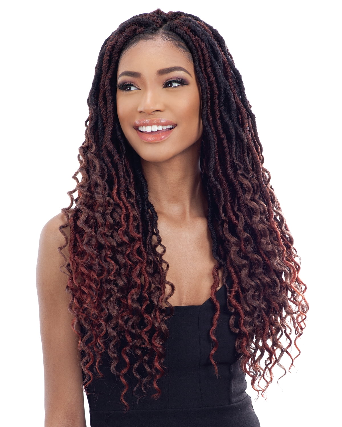 HIPPIE LOC 20" (CHERRYWINE) - Freetress Synthetic Crochet Braiding Hair ...
