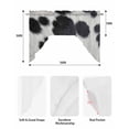 Cow Print Kitchen Curtains Swag Valance for Windows/Bathroom/Cafe ...