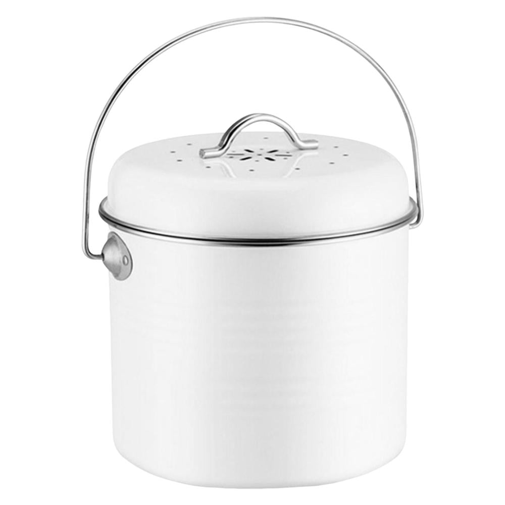 Compost Bin Kitchen Counter | Countertop Compost Bin with Lid | Family ...