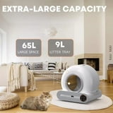 Self-Cleaning Robot Cat Litter Box with App, 65L Capacity, 9L Waste ...