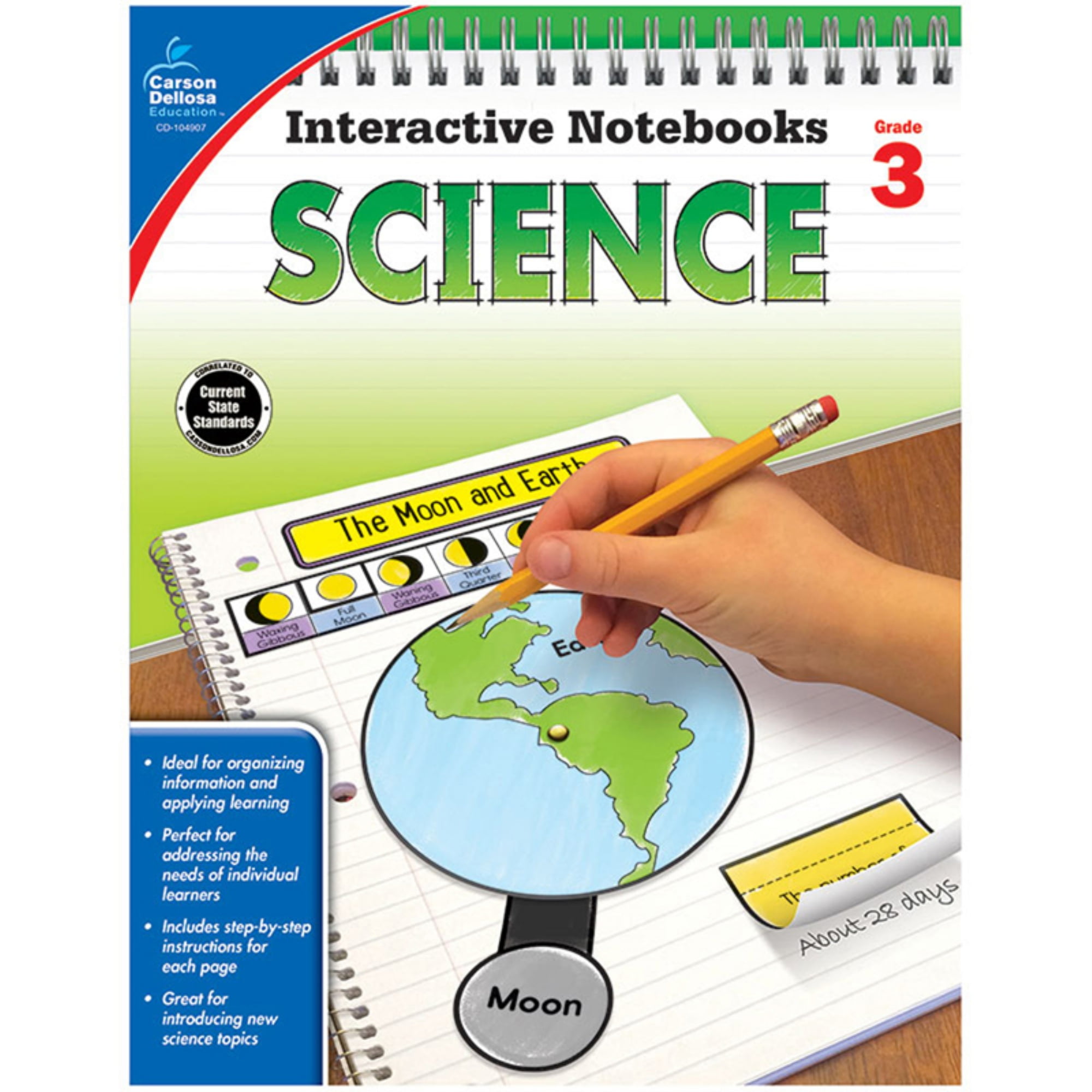 Interactive Notebooks: Science Resource Book, Grade 3 - Walmart.com